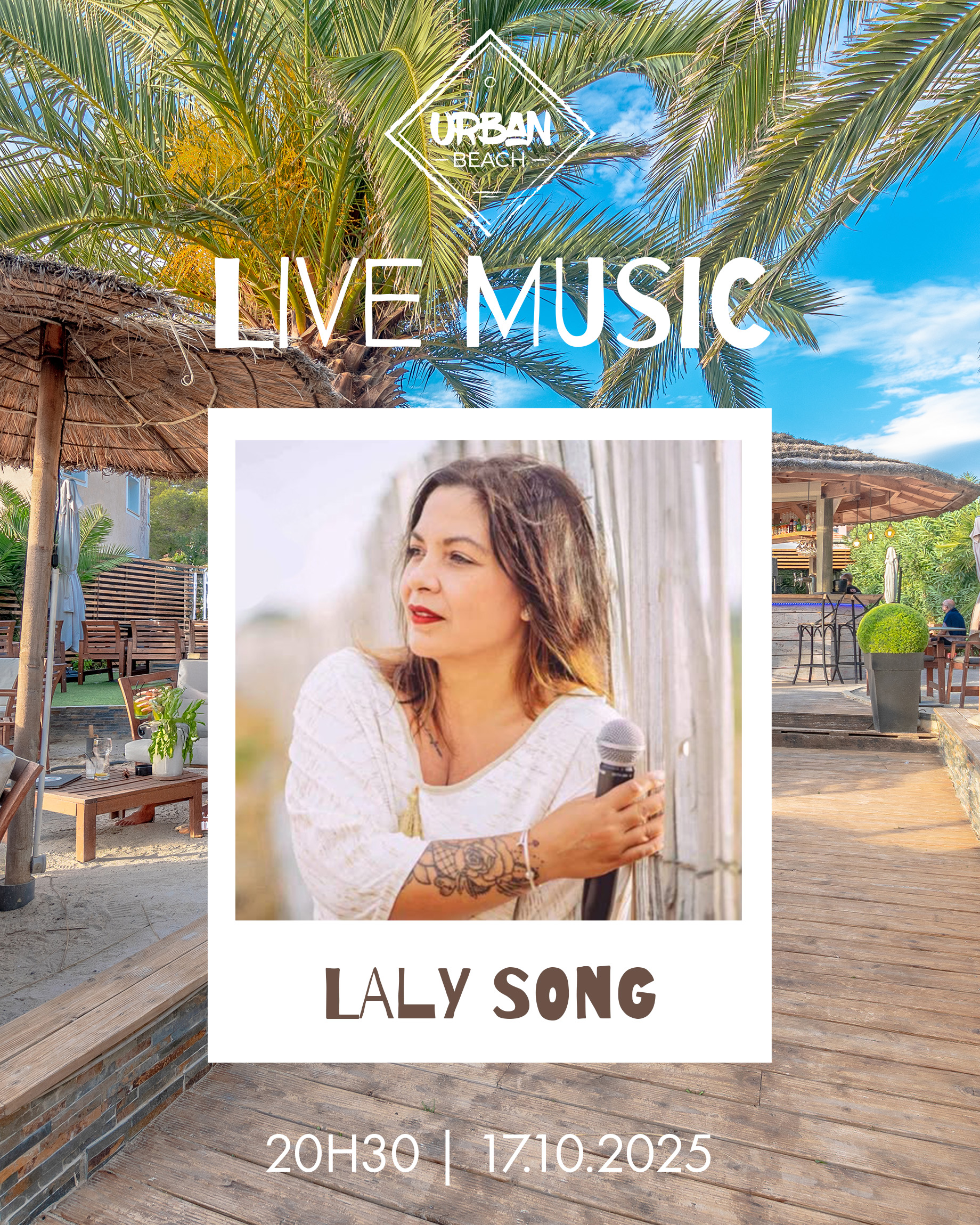 Laly Song vendredi 17 octobre 2025 - Urban Beach